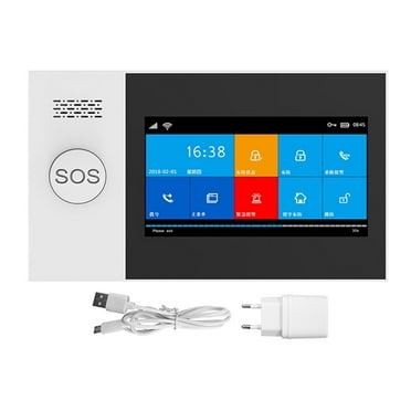 GSM WiFi Tuya Smart Wireless Home Security Alarm System Built-in Siren ...