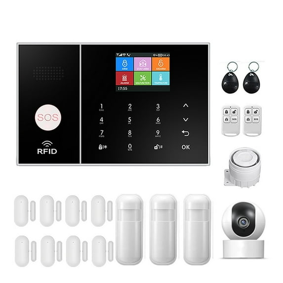Tuya Gsm Security Alarm System Works With Home Burglar Motion Detector ...