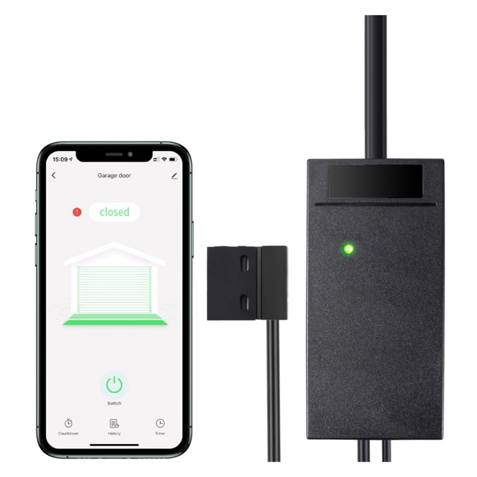 Tuya Intelligent Life Garage Door Sensor Opener Controller WiFi Switch ...