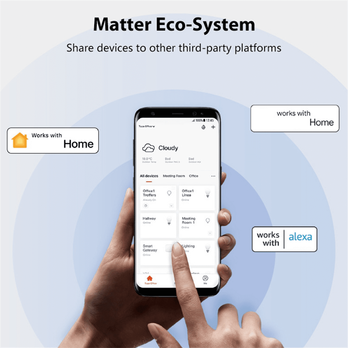 Tuya Matter Thread Door Window Sensor USB Powered Smart Home Smart Door ...