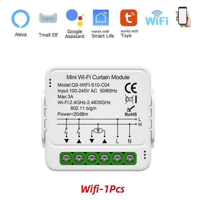 Tuya Mini WiFi Zigbee Curtain Switch For Roller Shutter Electric Motor ...