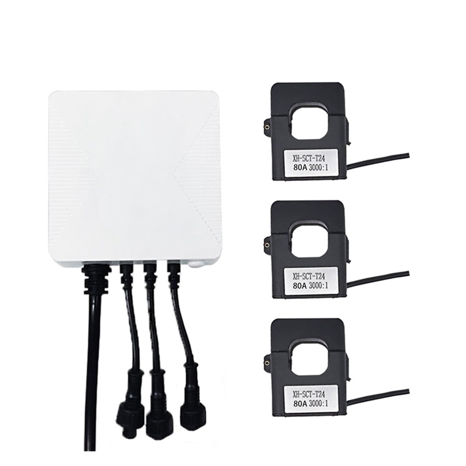 Tuya Single 3 Phase Energy KWH Meter Power Clamp Current Transformer ...