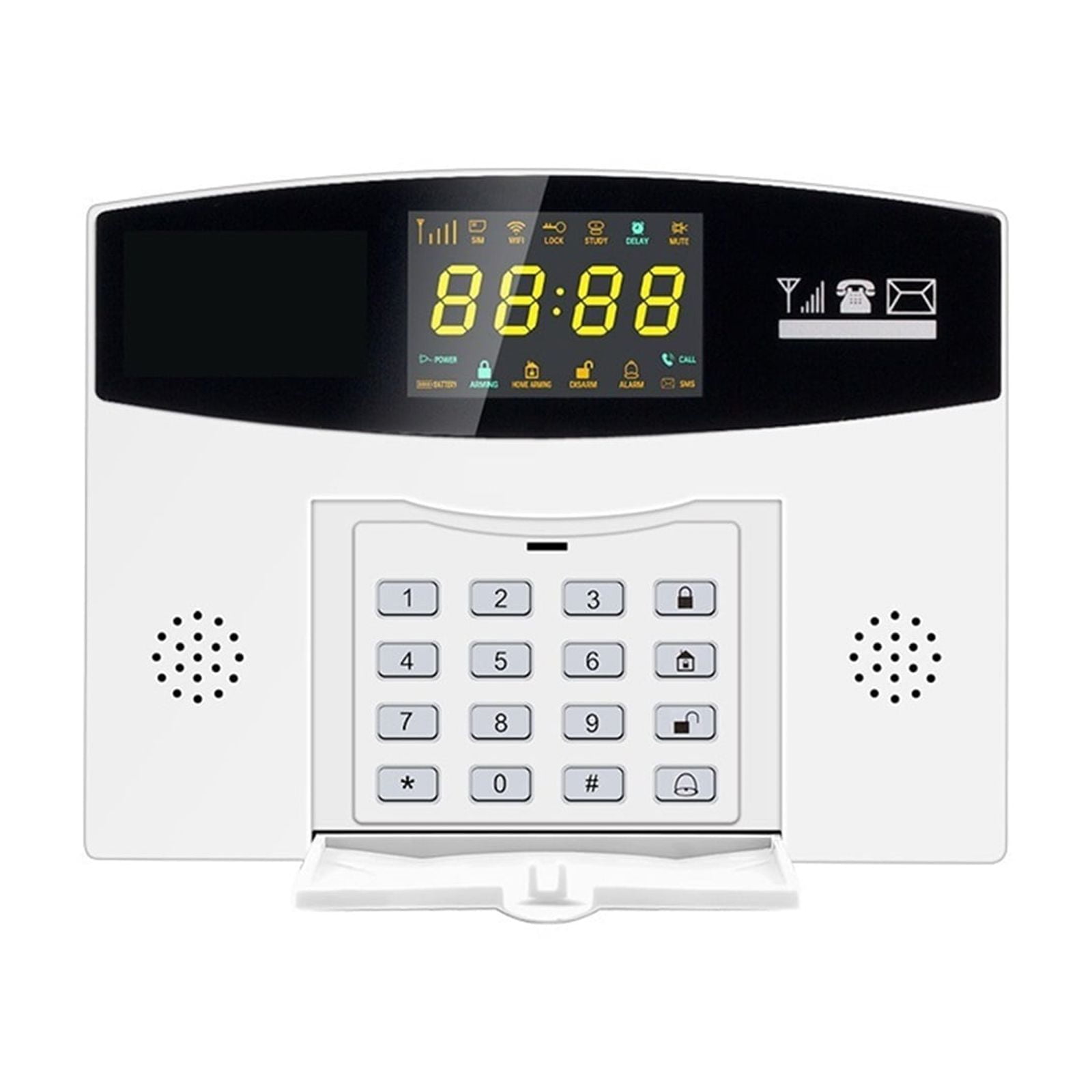 Tuya Smart 4G GSM Alarm System Burglar Alarm 433MHZ Wireless Wired Zone ...