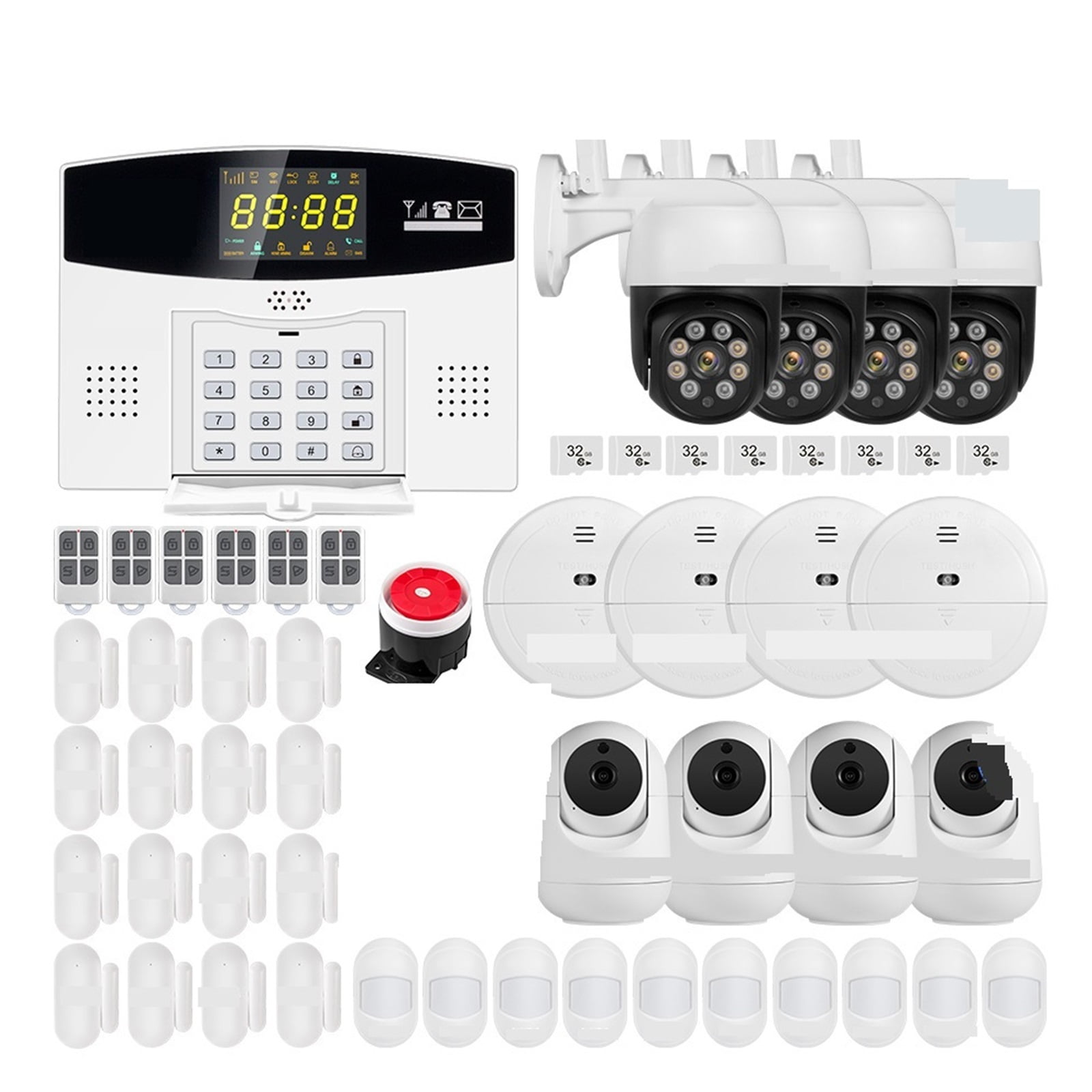Tuya Smart Alarm System Kit GSM Burglar Alarm Smart Home Alarm System ...