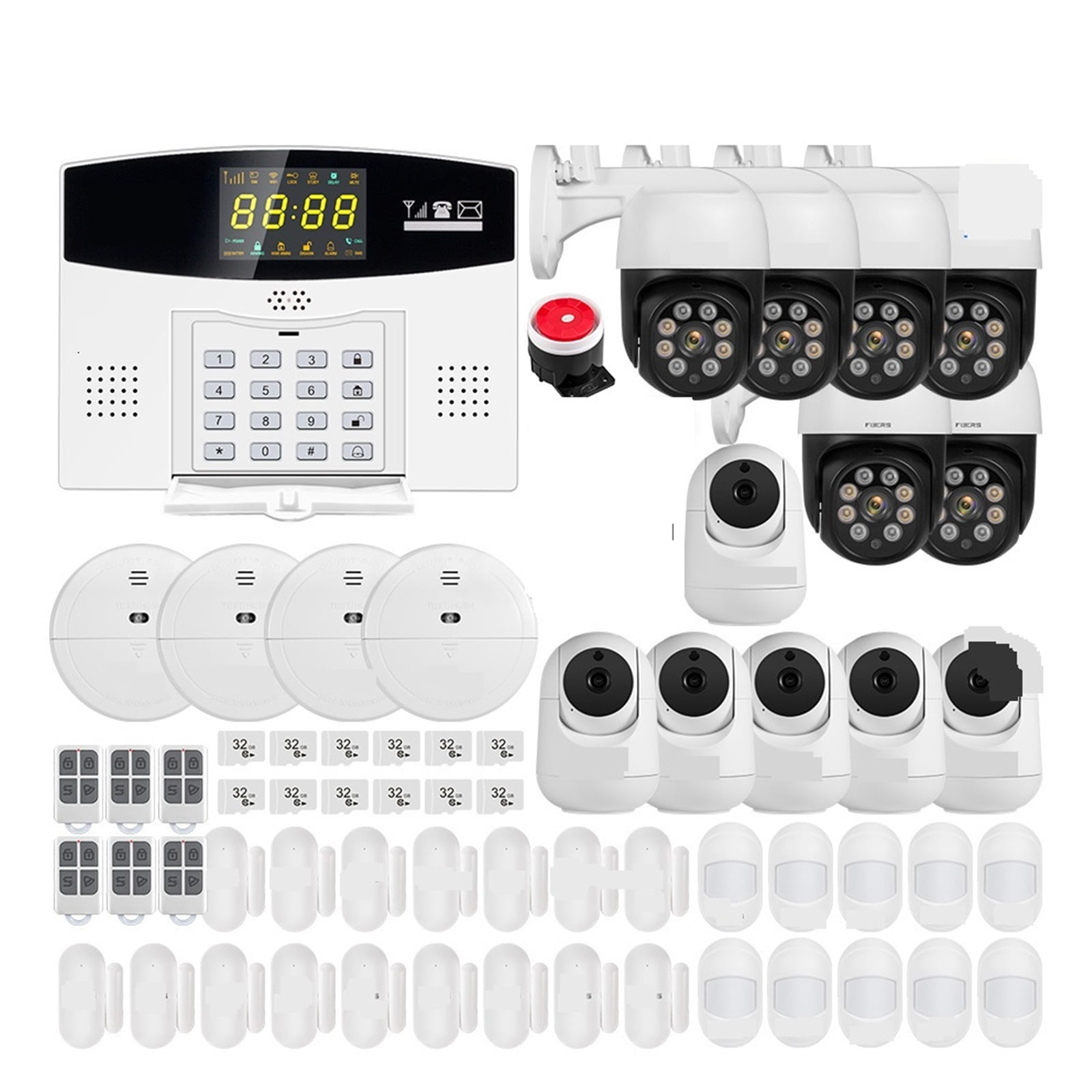 Tuya Smart Alarm System Kit GSM Burglar Alarm Smart Home Alarm System ...