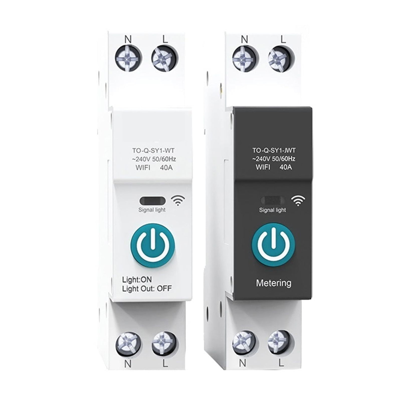 Tuya Smart Circuit Breaker Switch With Metering 63A1P Din Rail Remote ...