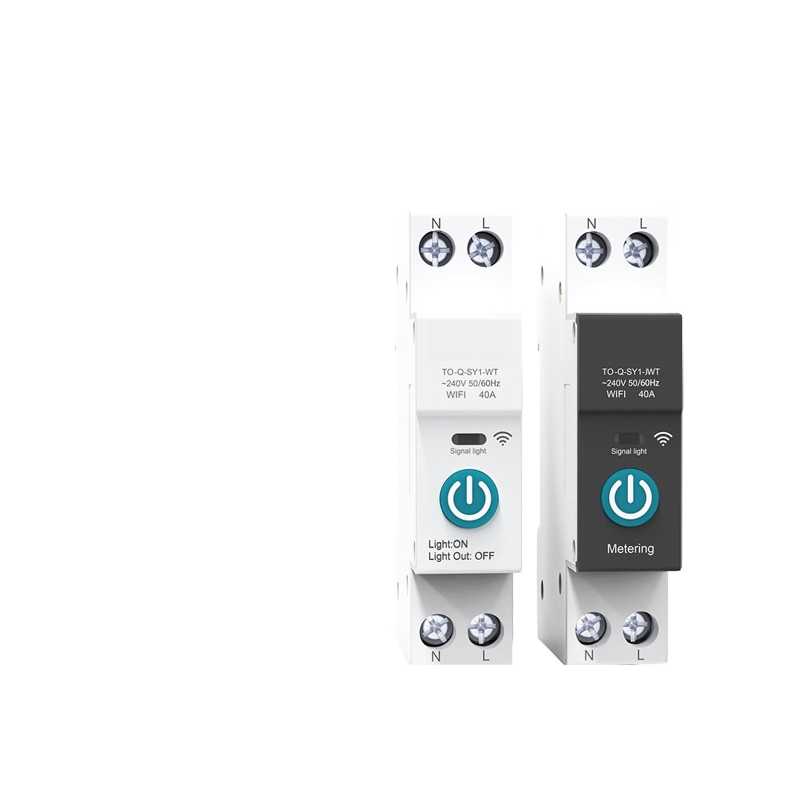 Tuya Smart Circuit Breaker Switch With Metering 63A1P Din Rail Remote ...