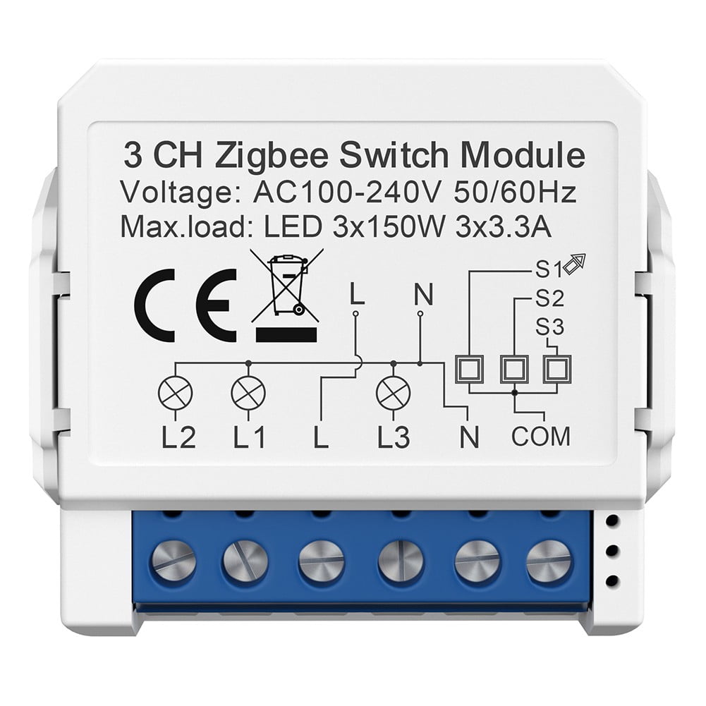 Tuya Smart For Zigbee Switch Module 2 Way Control 1/2/3/4 Gang No ...