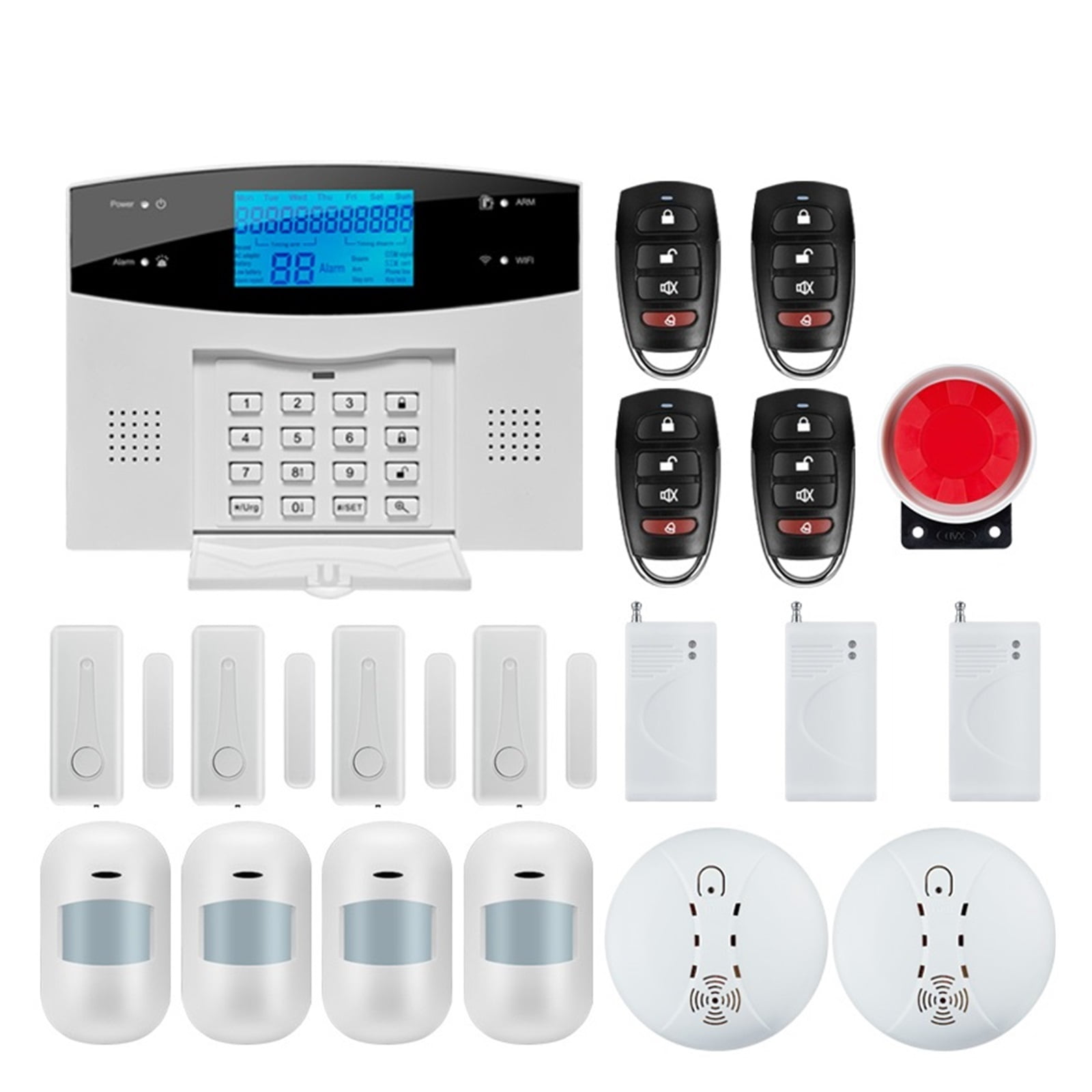 Tuya Smart GSM Home Security Alarm System Wireless Burglar Alarm Kit ...