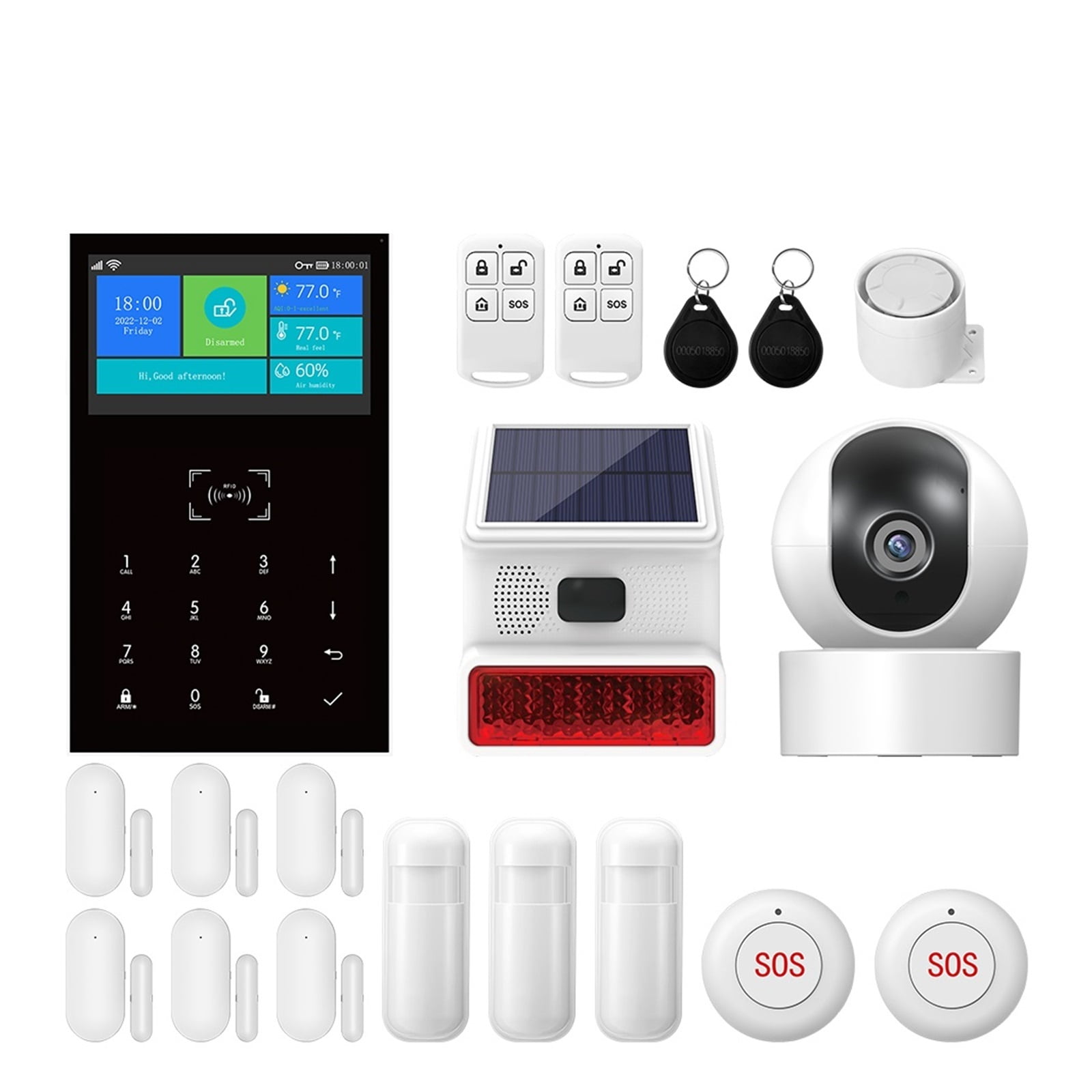 Tuya Smart Home Alarm System Wireless Home Alarm Support Home With ...