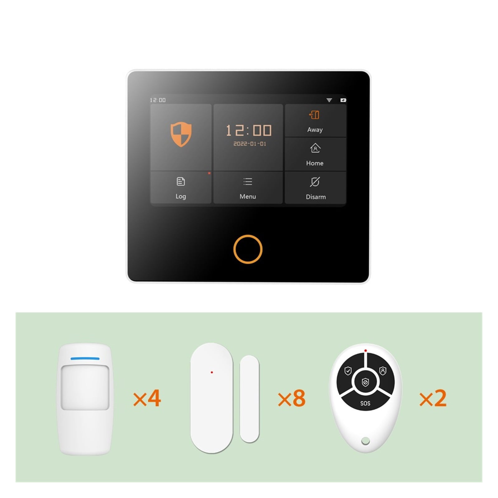 Tuya Smart Home Burglar Alarm Kit Wireless Security Protection System 4 ...