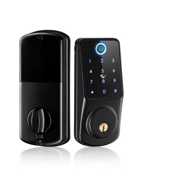 Tuya Smart Home Lock With APP Remotely Biometric Finrprint Smart Card ...