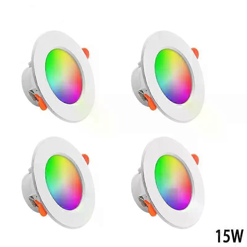 Tuya Smart LED Downlight WiFi LED Ceiling Recessed Down Light Dimmmable ...