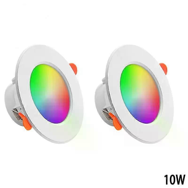 Tuya Smart LED Downlight WiFi LED Ceiling Recessed Down Light Dimmmable ...