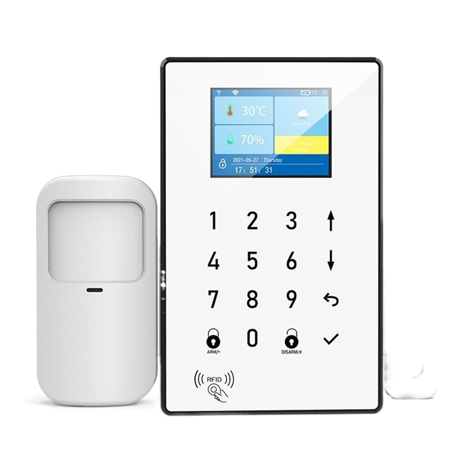 Tuya Smart Life GSM+WIFI Home Security Burglar Alarm System RIFD Touch ...