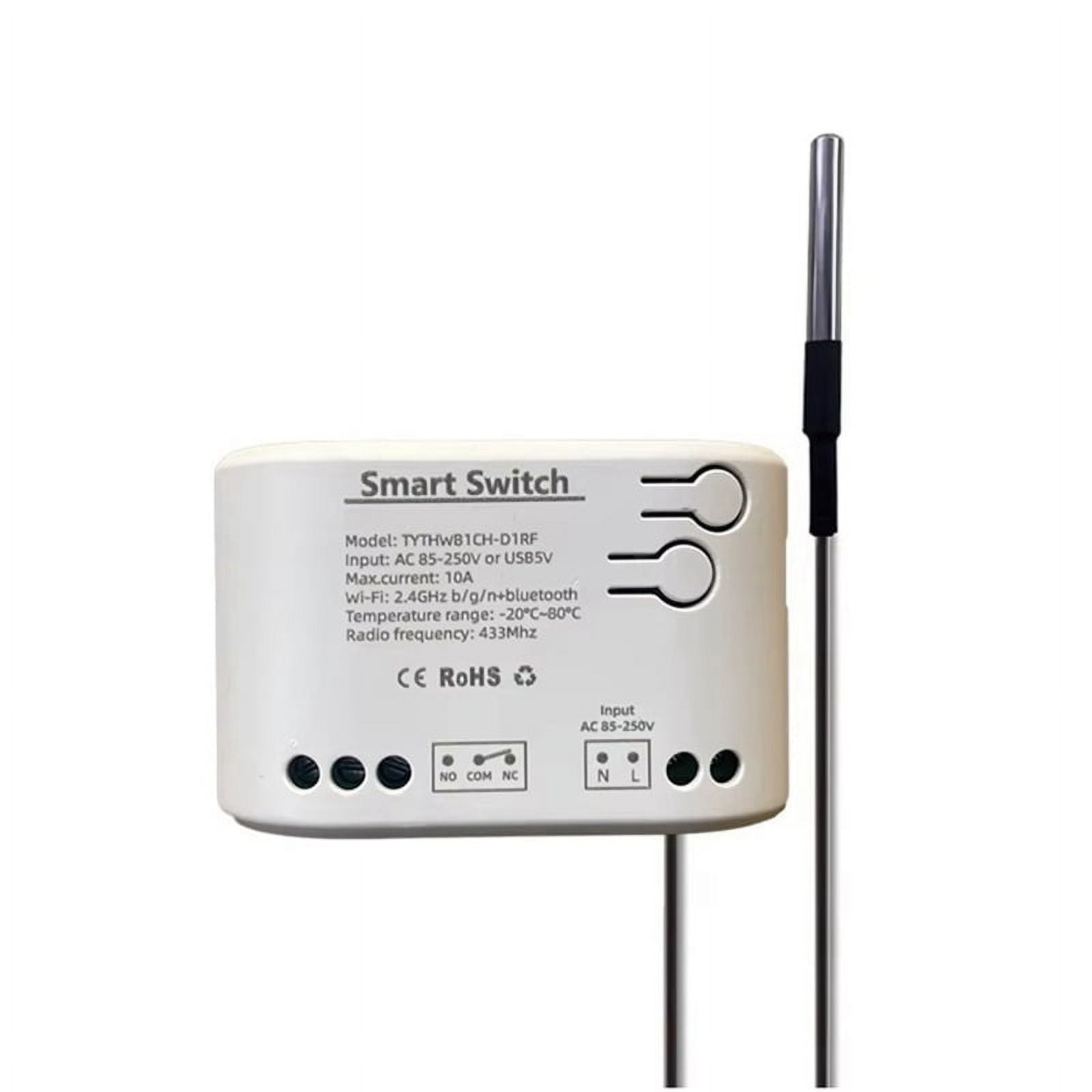 Tuya Smart Life WiFi Switch Relay Temperature Humidity Monitoring ...