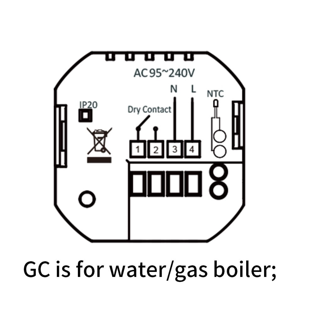 Tuya Smart Life Wifi Thermostat For Gas Boiler And Warm Floor Heating ...