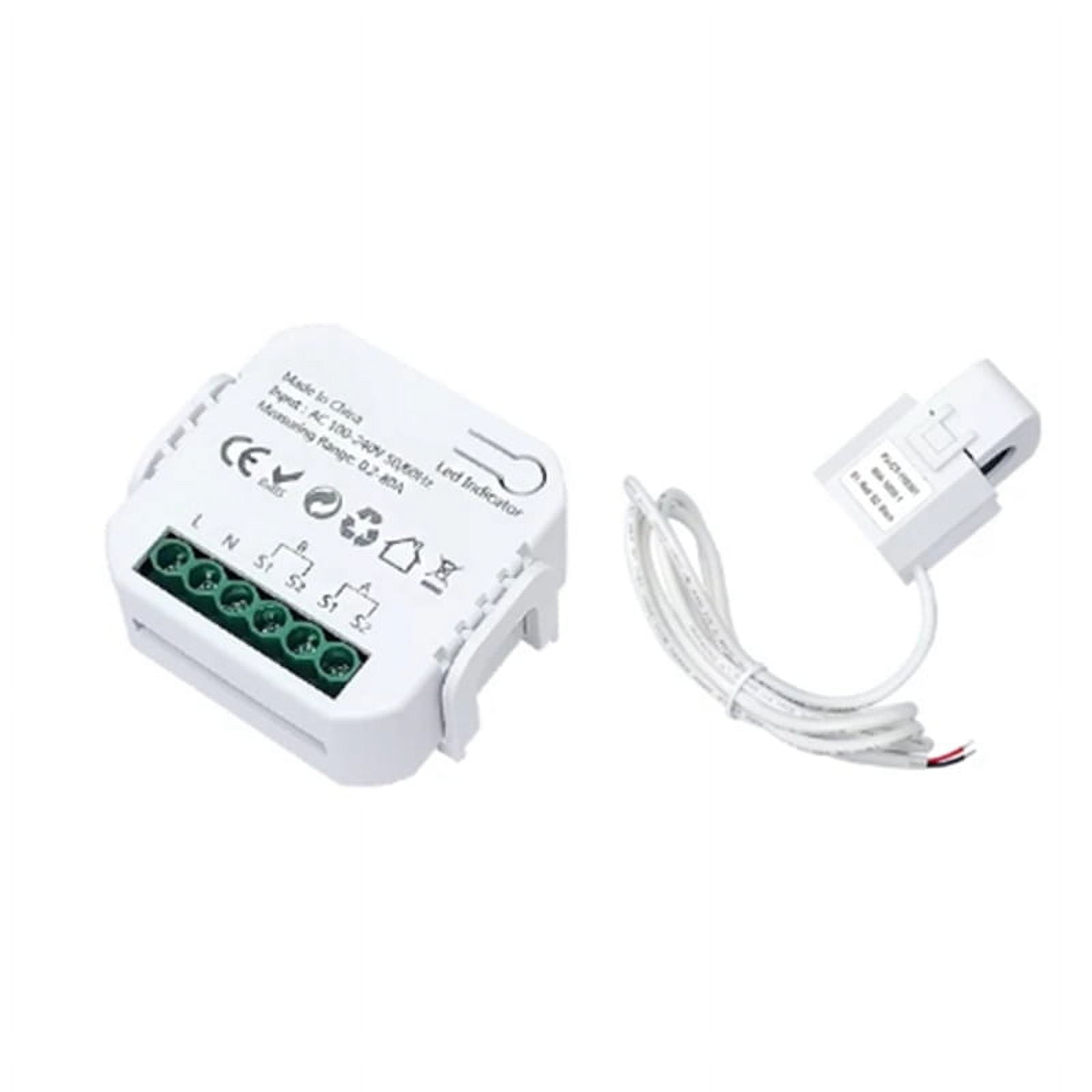 Tuya Smart Life ZigBee Energy Meter Bidirectional 1 Channel with Clamp ...