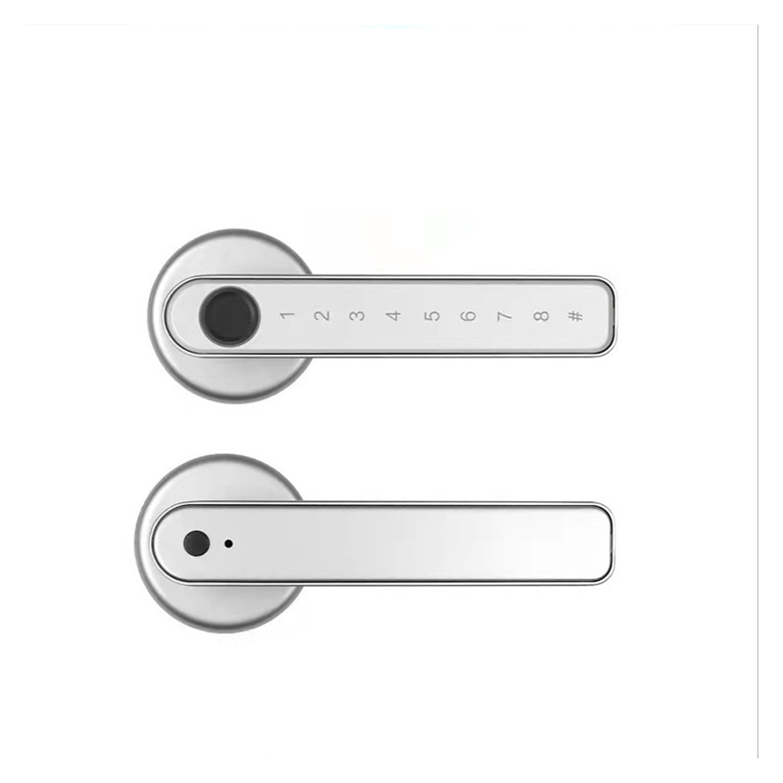 Tuya Smart Lock Fingerprint Password Bedroom Wooden Door Lock Office ...