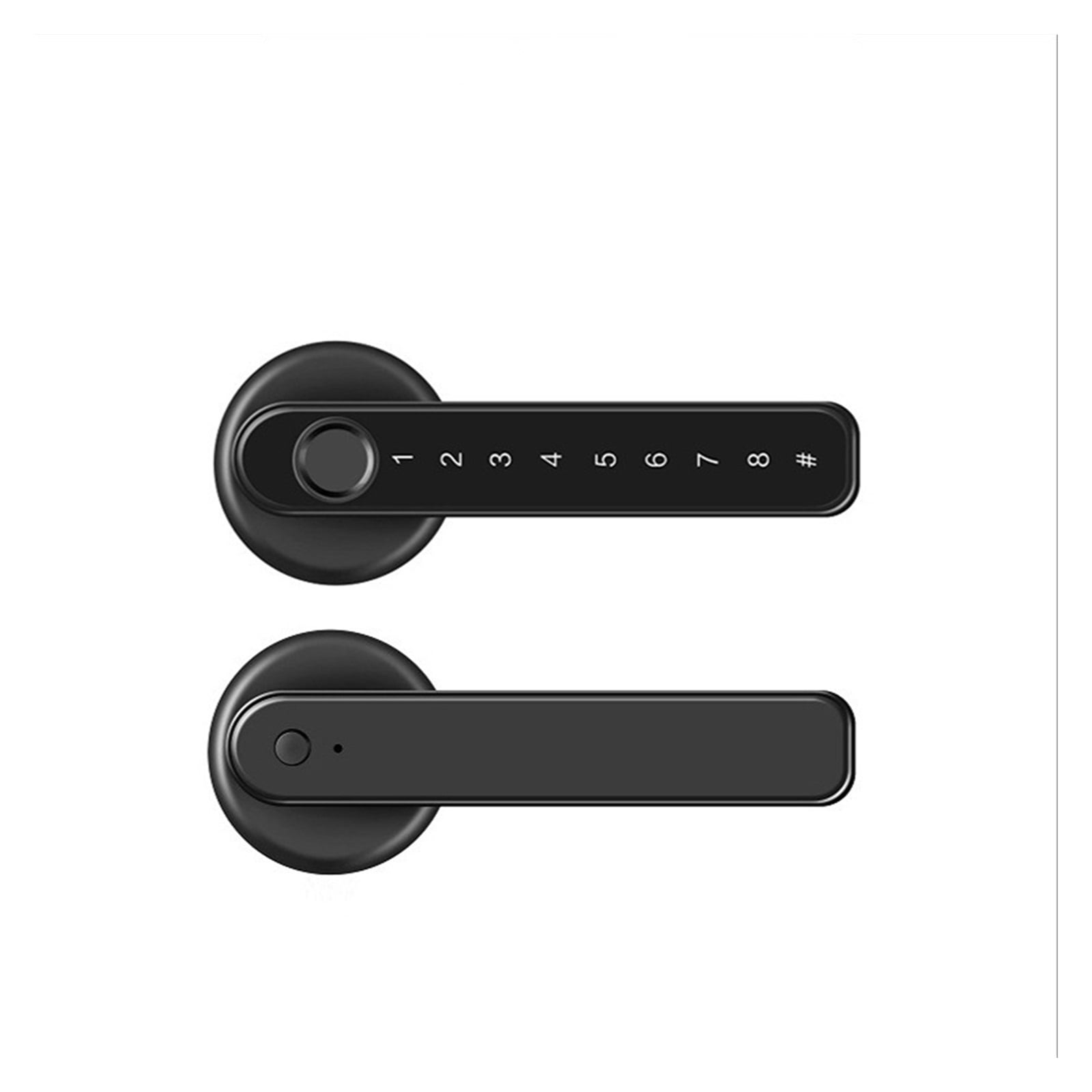 Tuya Smart Lock Fingerprint Password Bedroom Wooden Door Lock Office ...