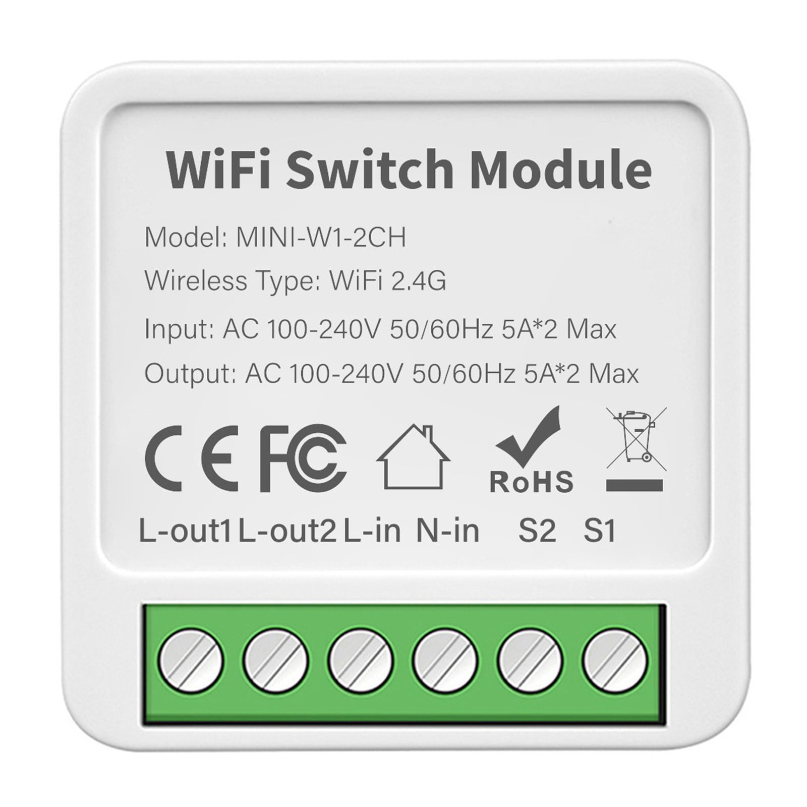 Tuya Smart Switch WIFI 10A 2/3/4 Bit 2 Way Control Home Automation ...