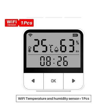 Tuya Smart Indoor Temperature And Humidity Sensor WiFi Mobile APP Remote Monitor Thermometer ...