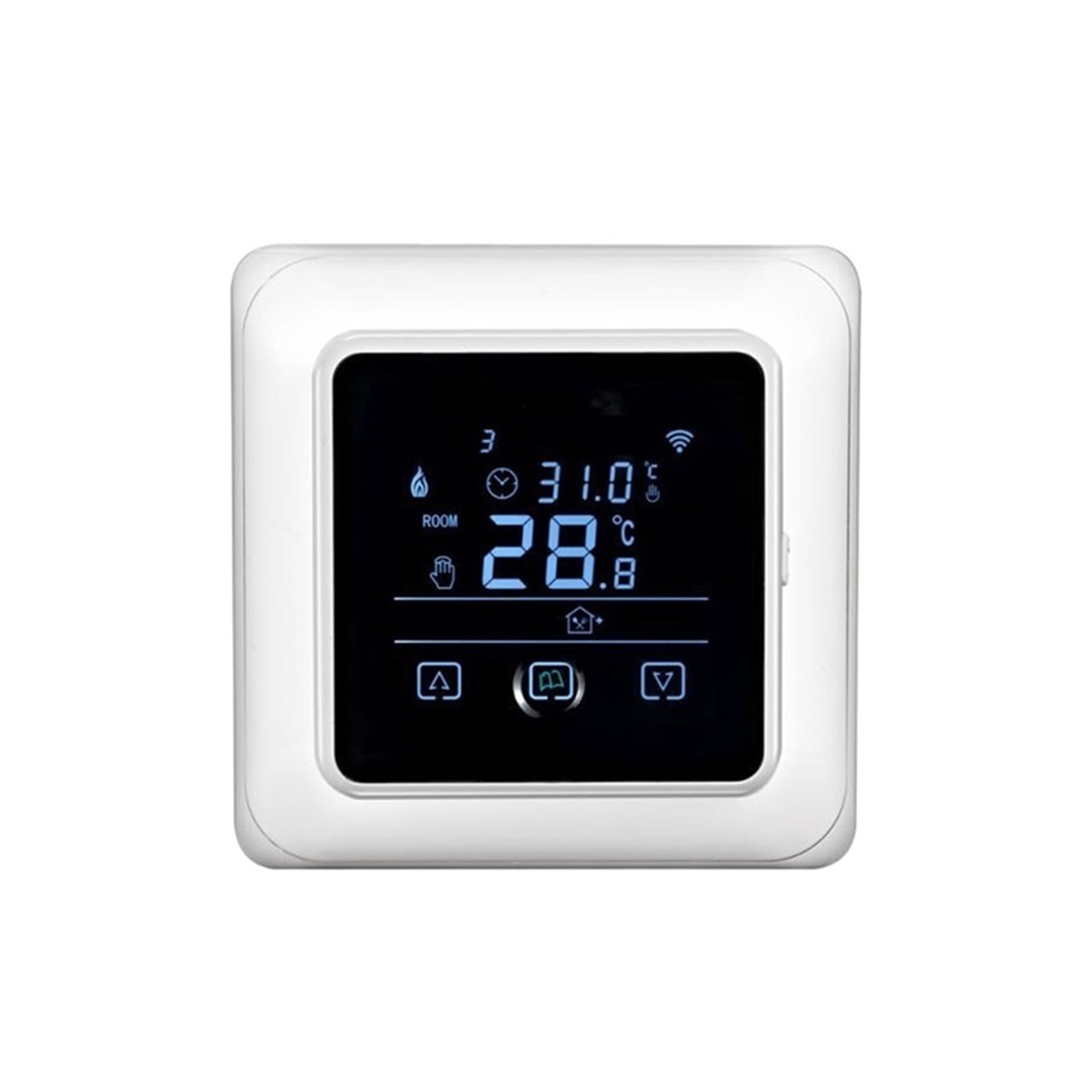 Tuya Smart Thermostat, 16A LCD Touch Screen Remote Electric Floor ...