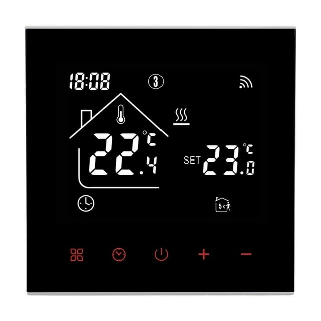 Tuya Smart Thermostat Lcd Display Touch Screen For Electric Floor Heating Water Gas Boiler
