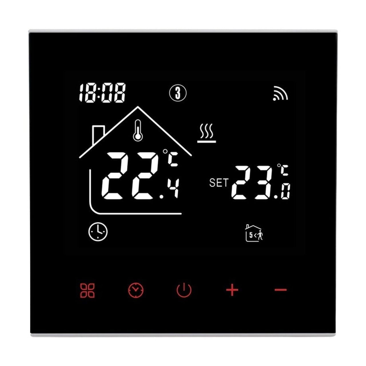 Tuya Smart Thermostat, LCD Display Touch Screen For Electric Floor ...