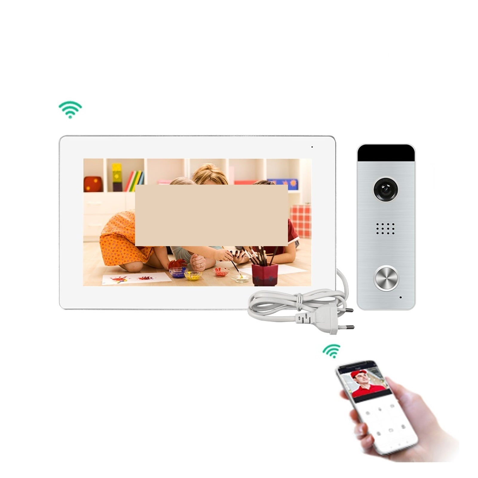 Tuya Smart Video Intercom System Built-in Power Supply Full Touch ...