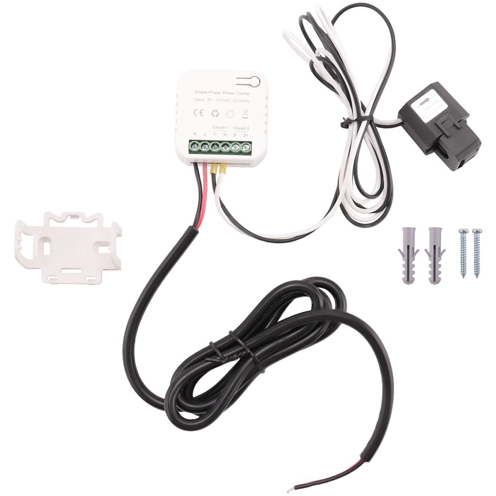 Tuya Smart WiFi Energy Meter 80A with Current Transformer Clamp KWh ...