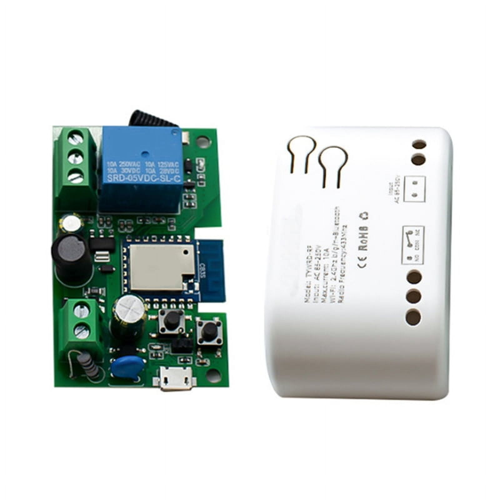 Tuya Smart Wifi Switch AC85-250V Relay Module Wireless Remote Control ...