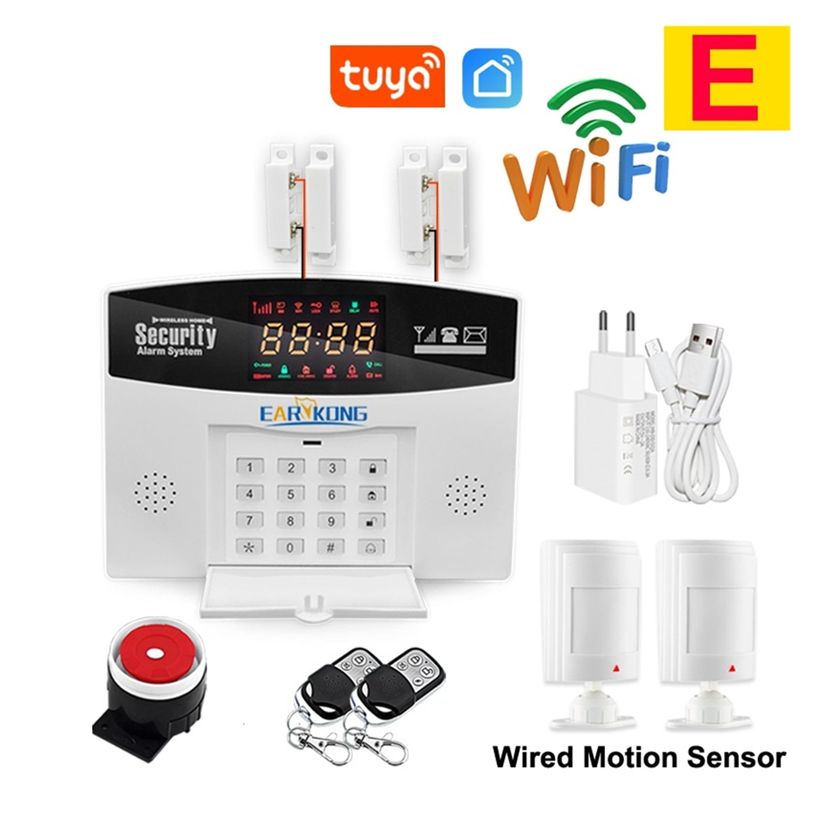 Tuya Smart Wired And; Wireless 433MHz Wifi GSM Home Burglar Security ...