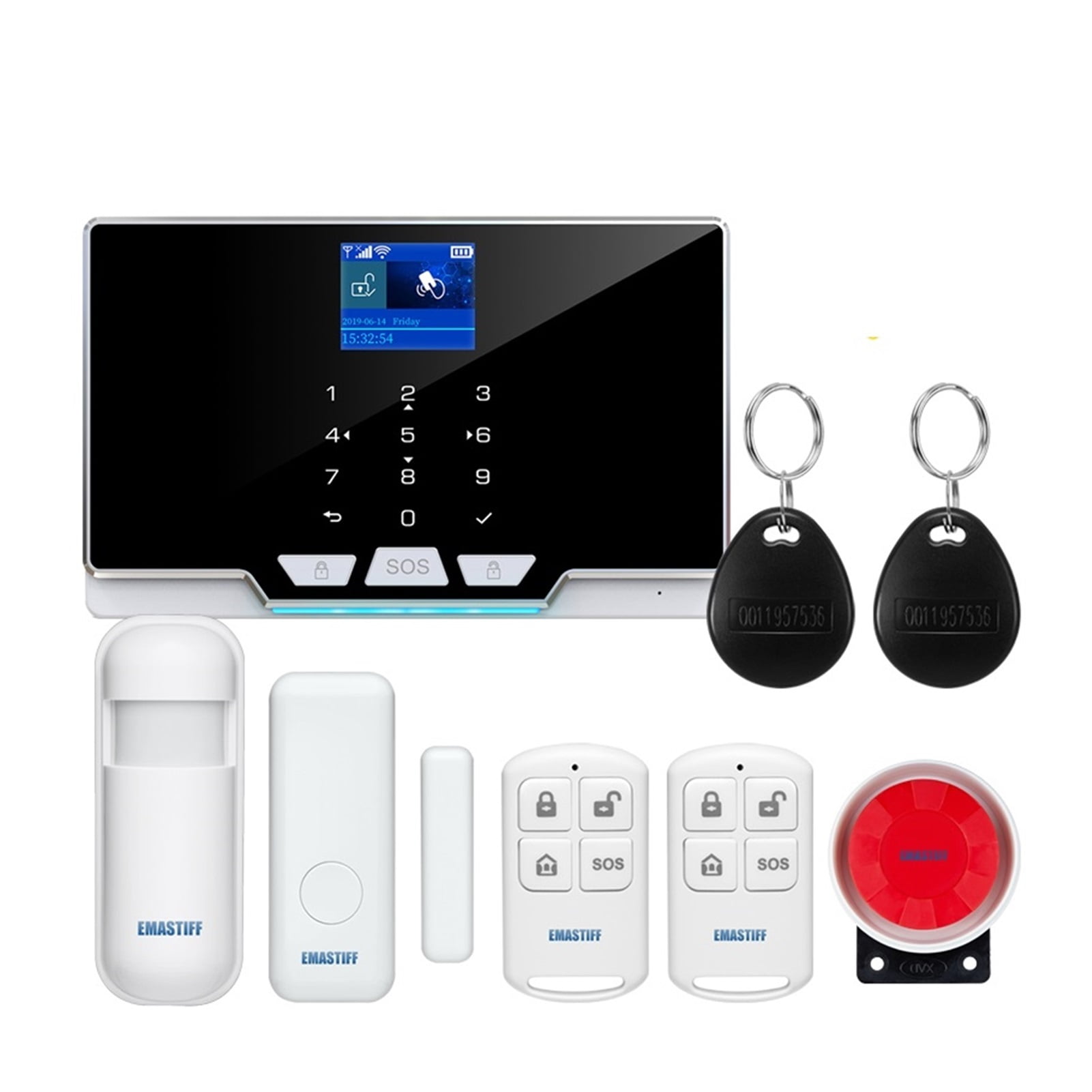 Tuya Smart Wireless Alarm WIFI SIM GSM Security Alarm System Kit APP ...