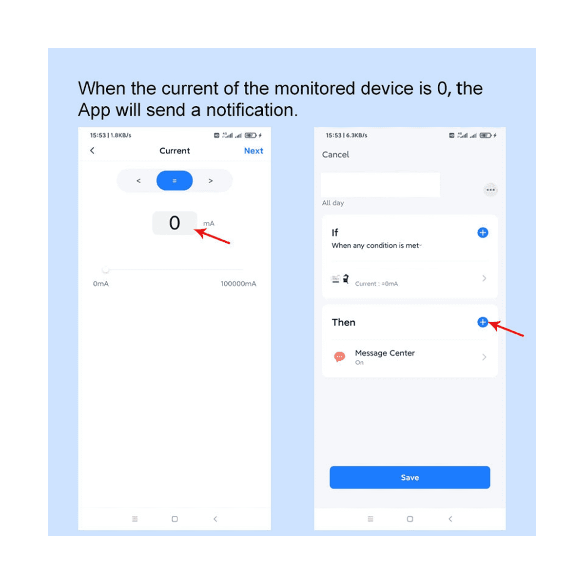 Tuya Smart ZigBee Energy Meter 80A with Clamp App Monitor KWh Voltage ...
