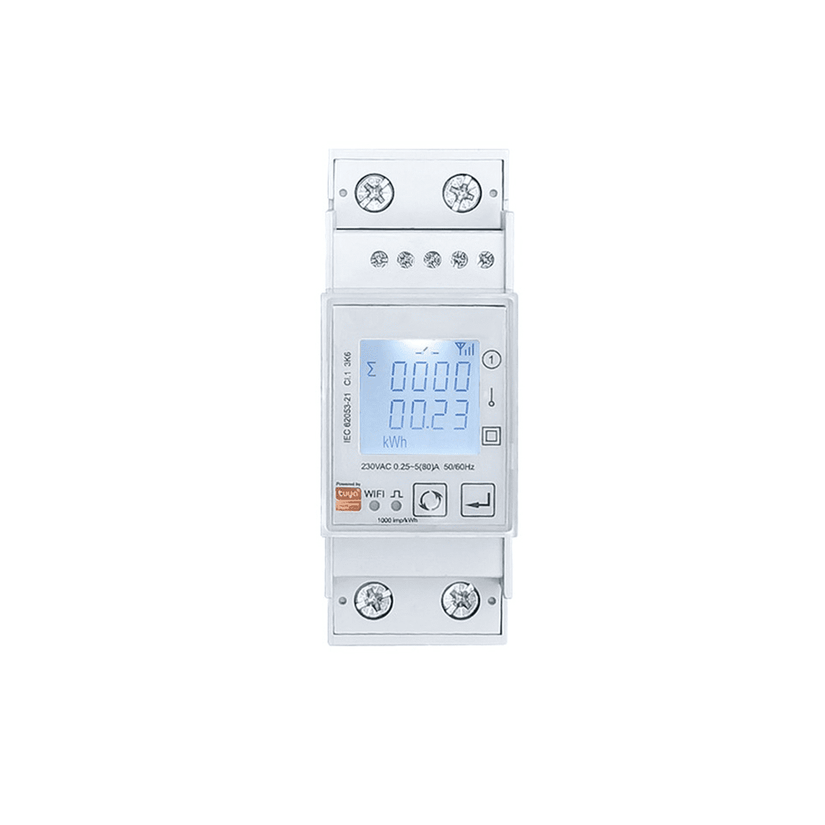 Tuya Smart ZigBee Energy Meter Bidirectional Single Phase 80A Din Rail ...