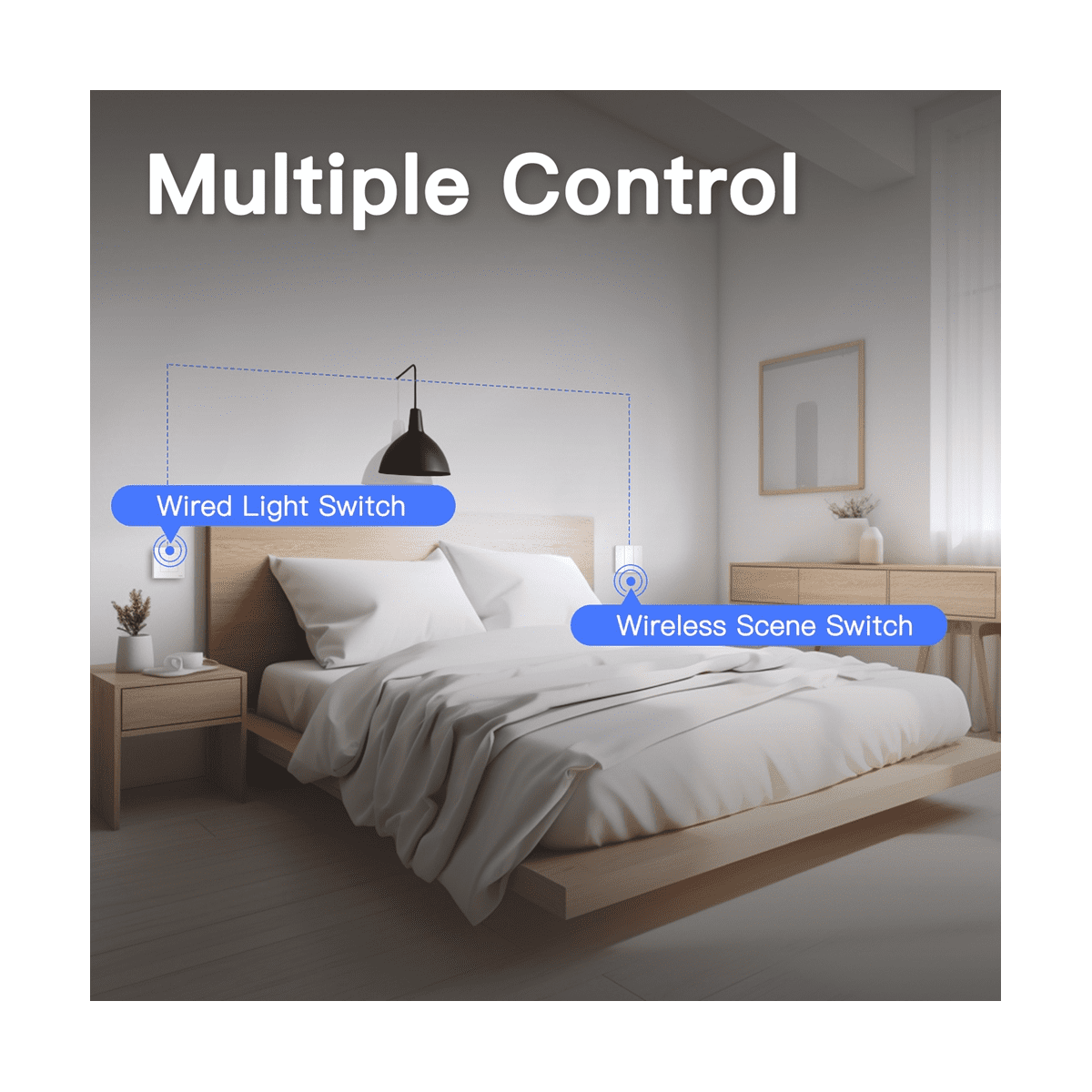 Tuya Smart ZigBee Self Power Scene Switch No Battery No Wiring Kinetic ...