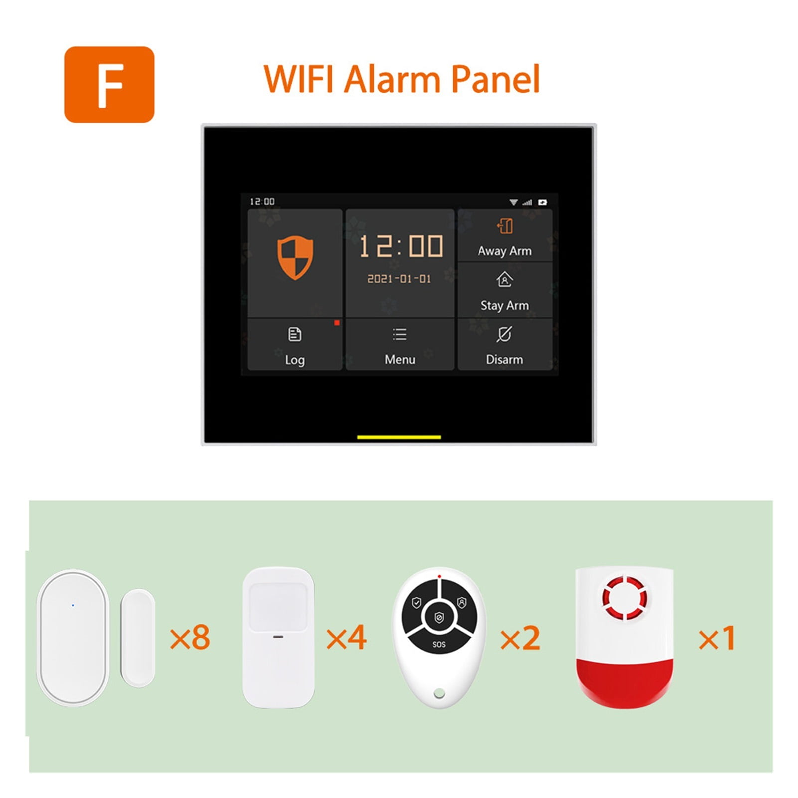 Tuya Smartlife Wireless WIFI Home Security Alarm System With Solar ...