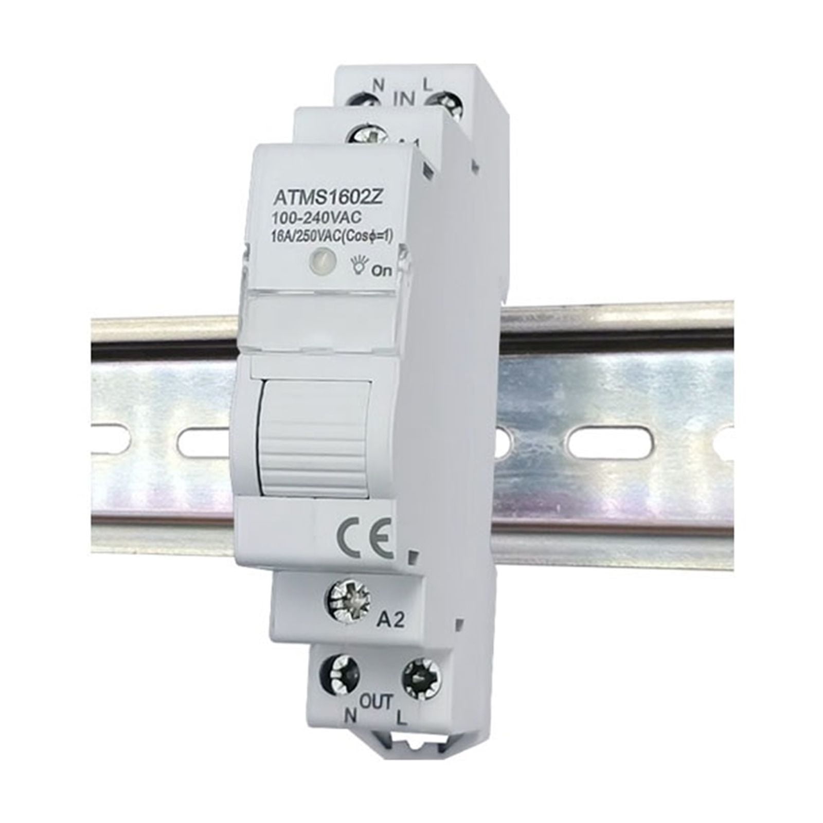 Tuya Switch Breaker 16A Din Rail Energy Monitor Meter Timer App Control ...