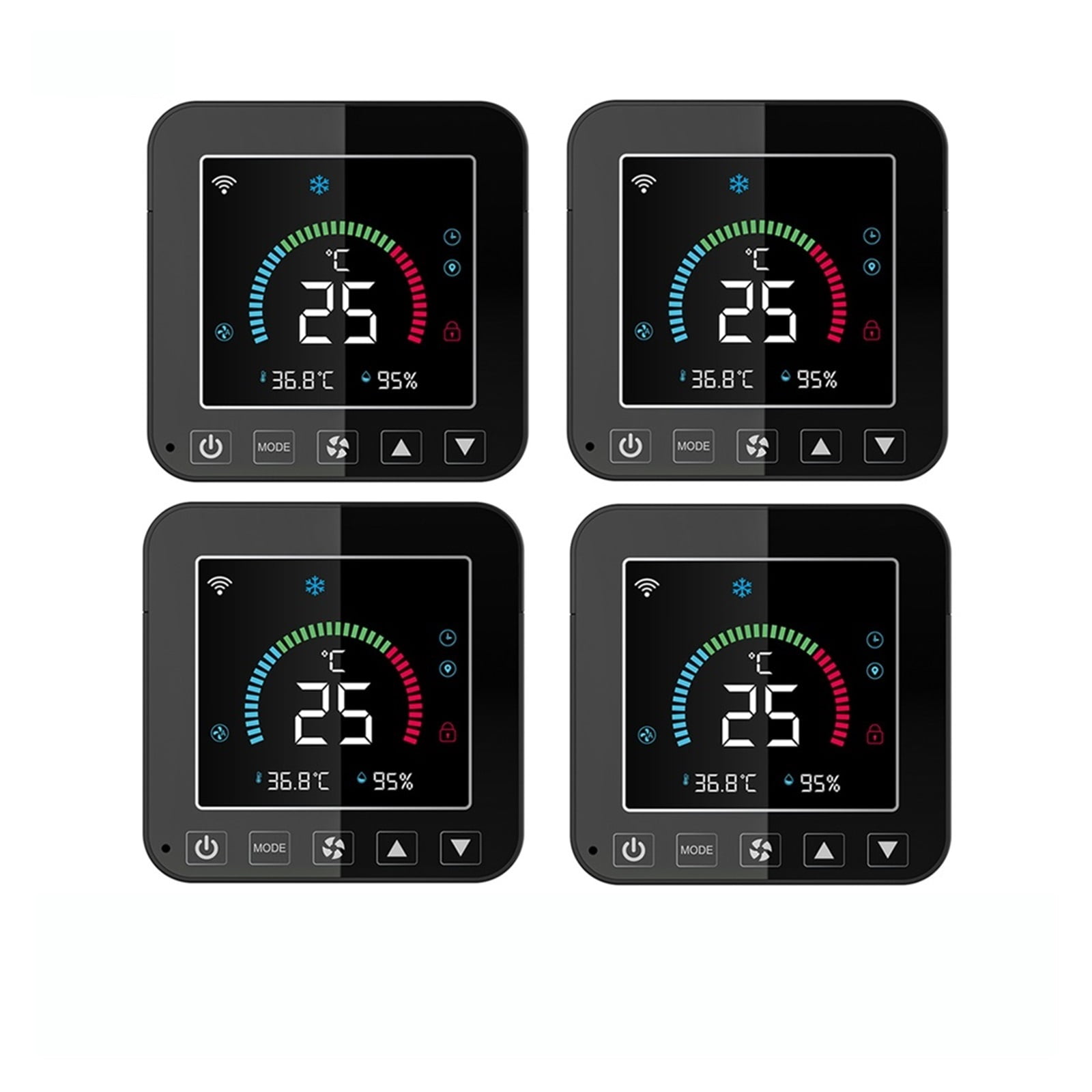 Tuya Thermostat, Air Conditioner Temperature Humidity Infrared ...