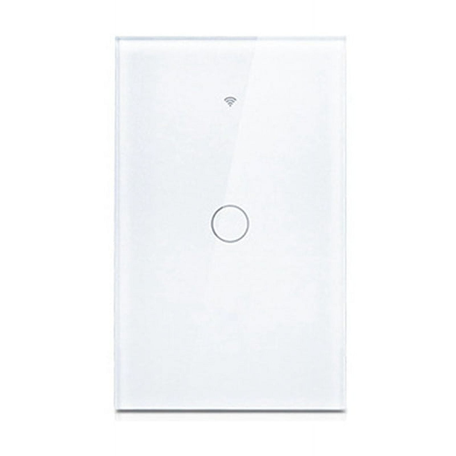 Tuya US Plug WiFi Smart Wall Switch 1 Gang No Neutral Wire Touch Sensor ...