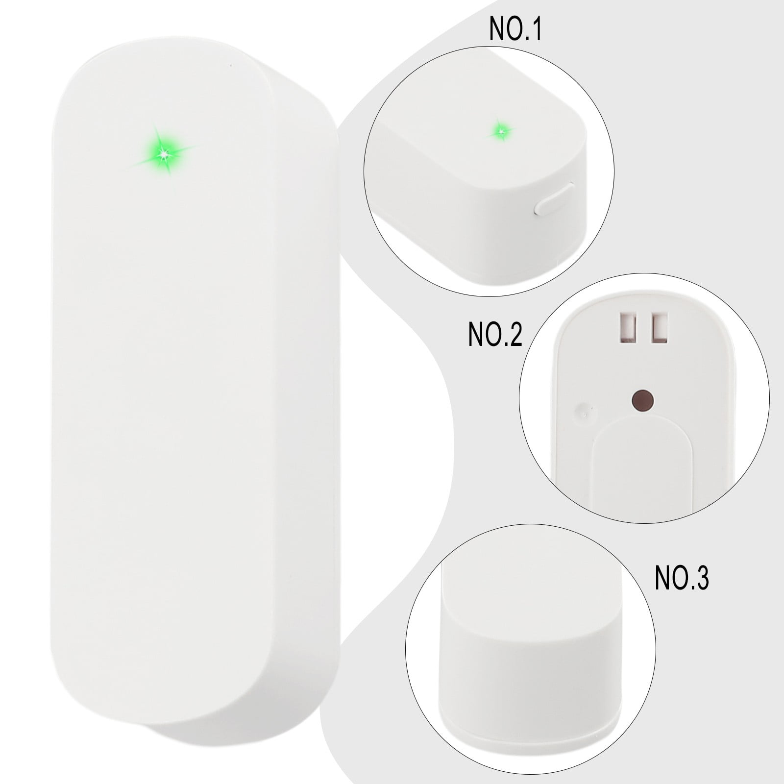 Tuya Vibration Sensor Smart Home Security Protection Break Burglar ...