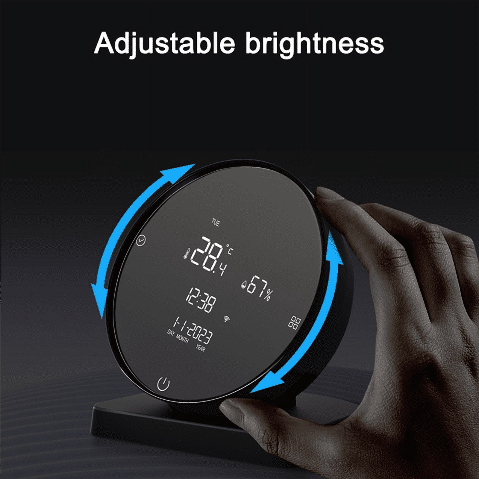 Tuya WIFI USB Rechargeable Temperature and Humidity Detector Home Baby ...