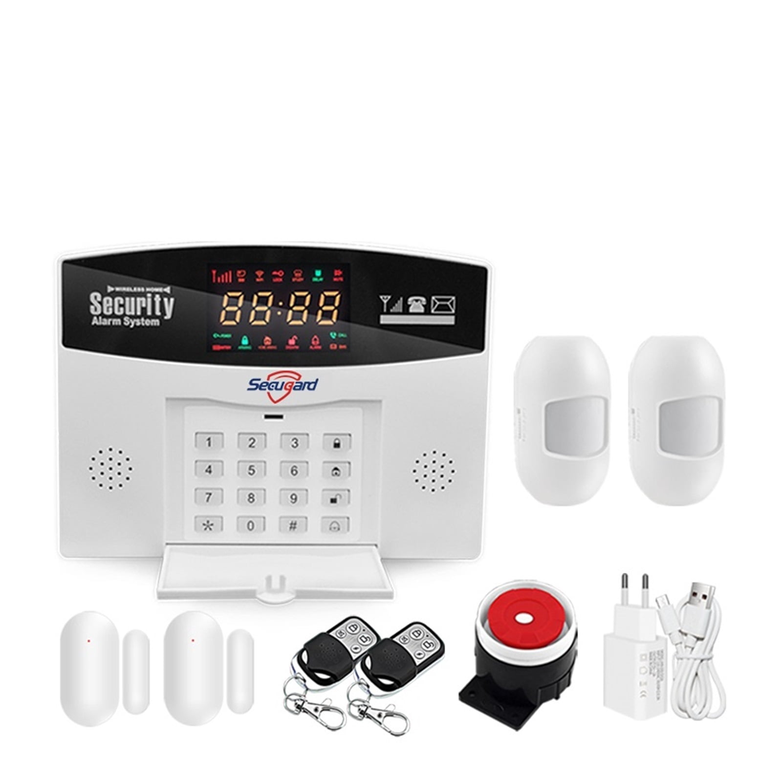 Tuya WiFi GSM Alarm System Wireless Smart Home Burglar Security Alarm ...