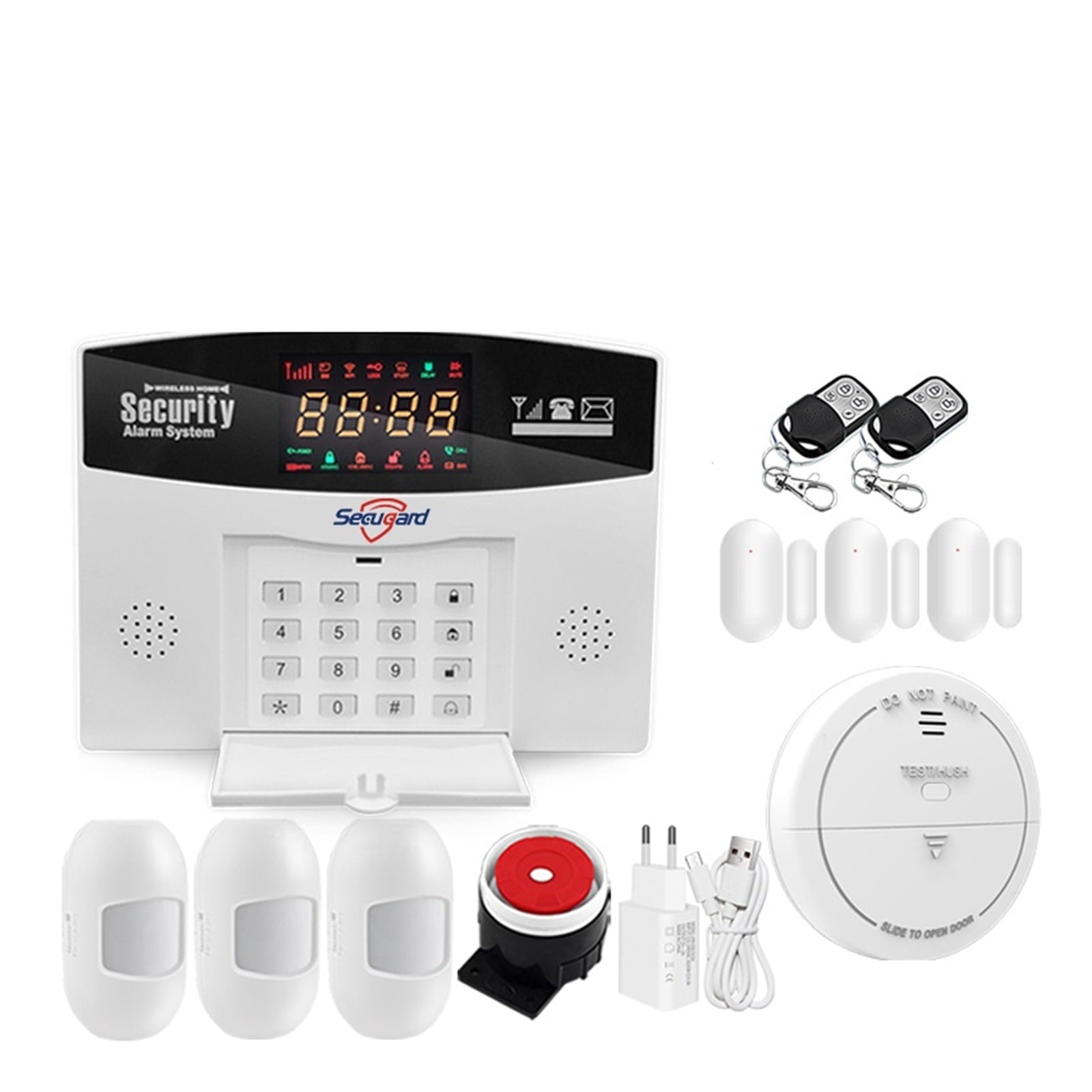 Tuya WiFi GSM Alarm System Wireless Smart Home Burglar Security Alarm ...