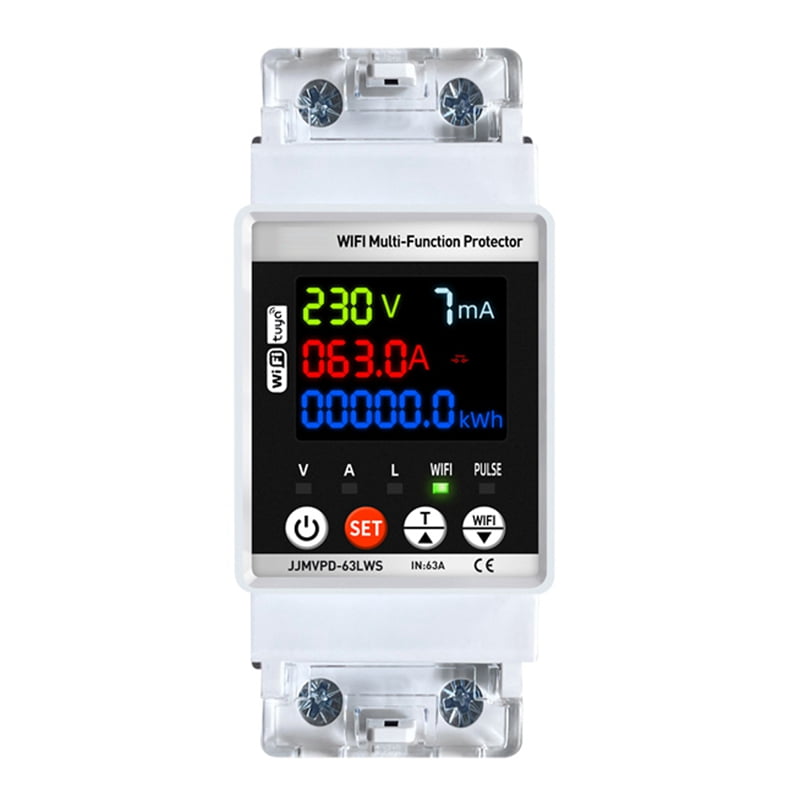 Tuya WiFi Smart Energy Meter Multifunction Automatic Reclosing ...