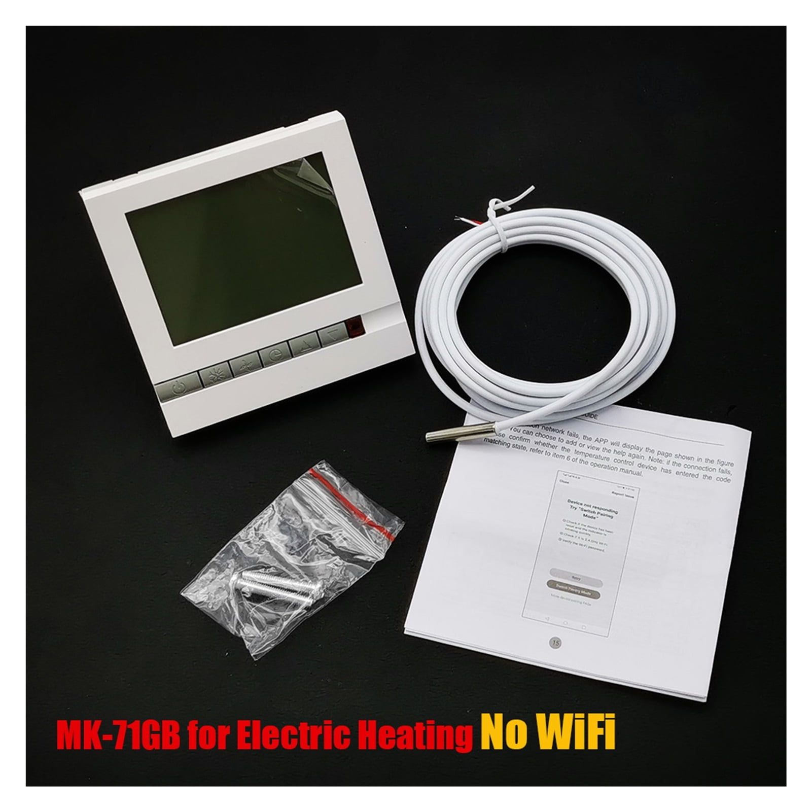 Tuya WiFi Smart Thermostat, Electric Floor Heating Water/Gas Boiler ...