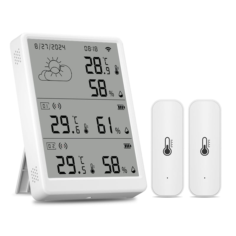 Tuya WiFi Temperature Humidity Sensor Weather Station 433mhz Digital ...