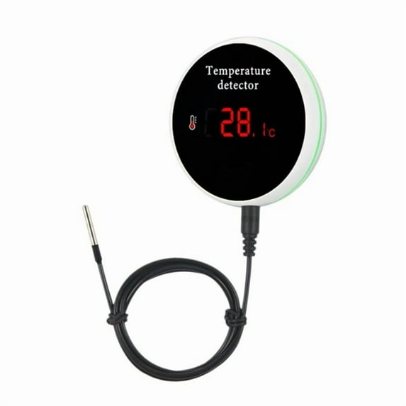 Tuya WiFi Temperature Sensor External Probe Remote Monitor Alarm Indoor ...