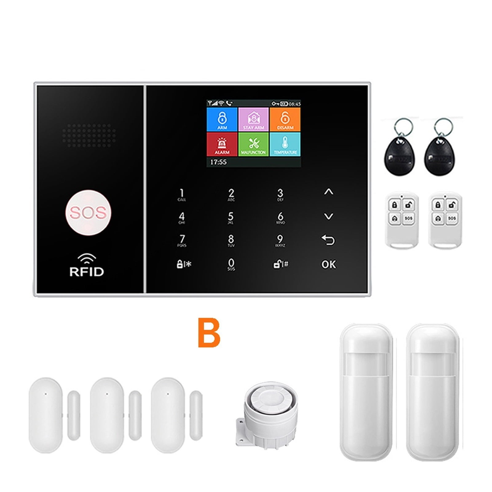 Tuya Wifi Gsm Security Alarm System Works With Alexa Home Burglar ...